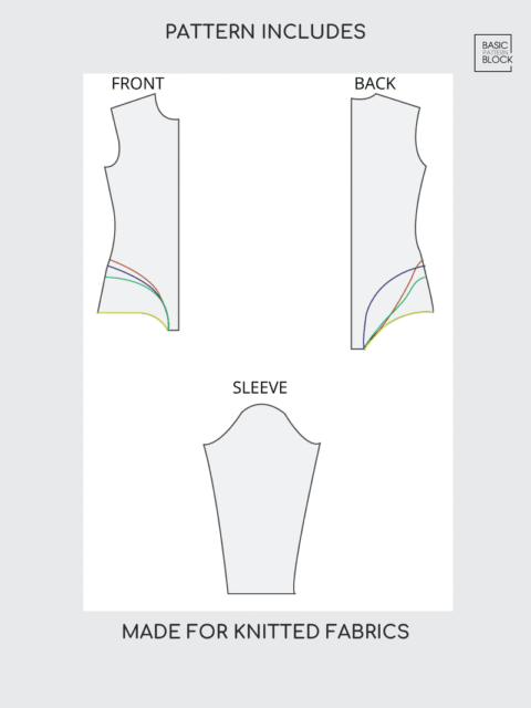 Sewing Pattern Blocks & Patterns | Basic Pattern Block