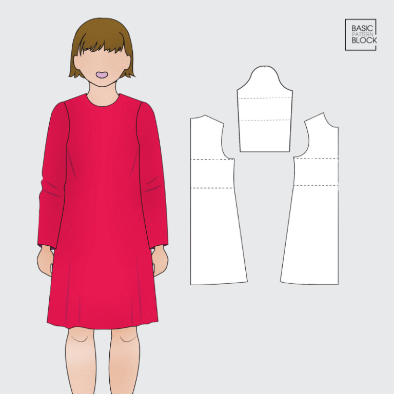 Girls Dress | Pattern Block | Woven | Basic Pattern Block